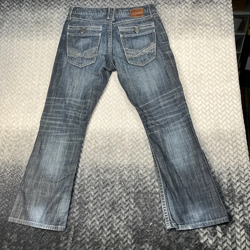 Buckle | Jeans | Bke Fulton Bootcut Jeans Mens 34s Blue Medium Wash ...